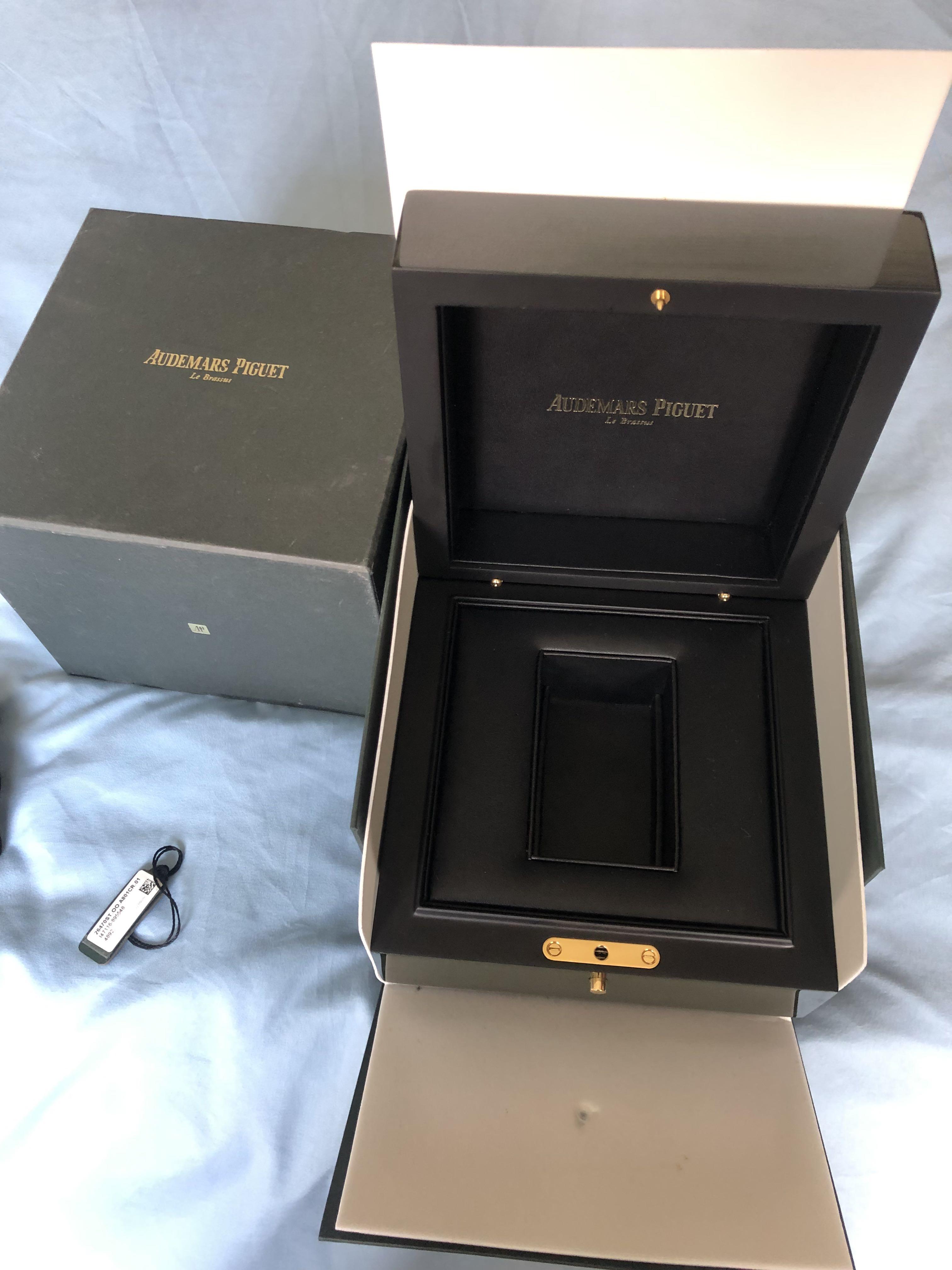 Audemars Piguet original box and booklet, Luxury, Watches on Carousell