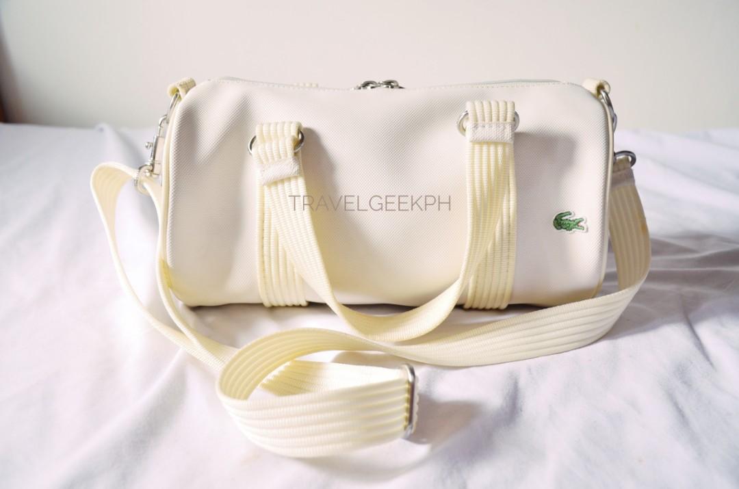 Authentic Lacoste Mini Gym Bowling Roll Sling Bag, Luxury, Bags ...