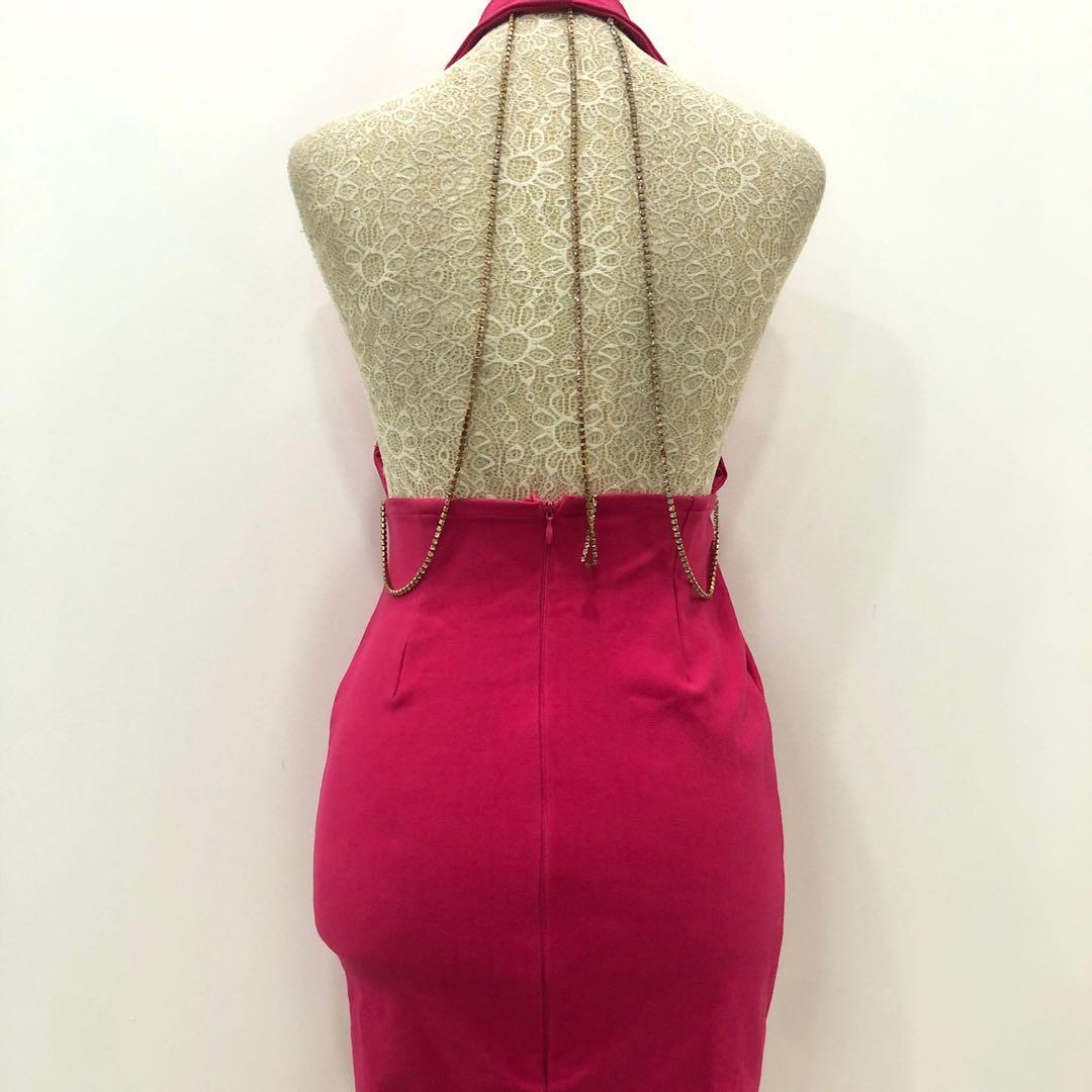 Backless metal chain dress, Women's Fashion, Dresses & Sets, Dresses on ...