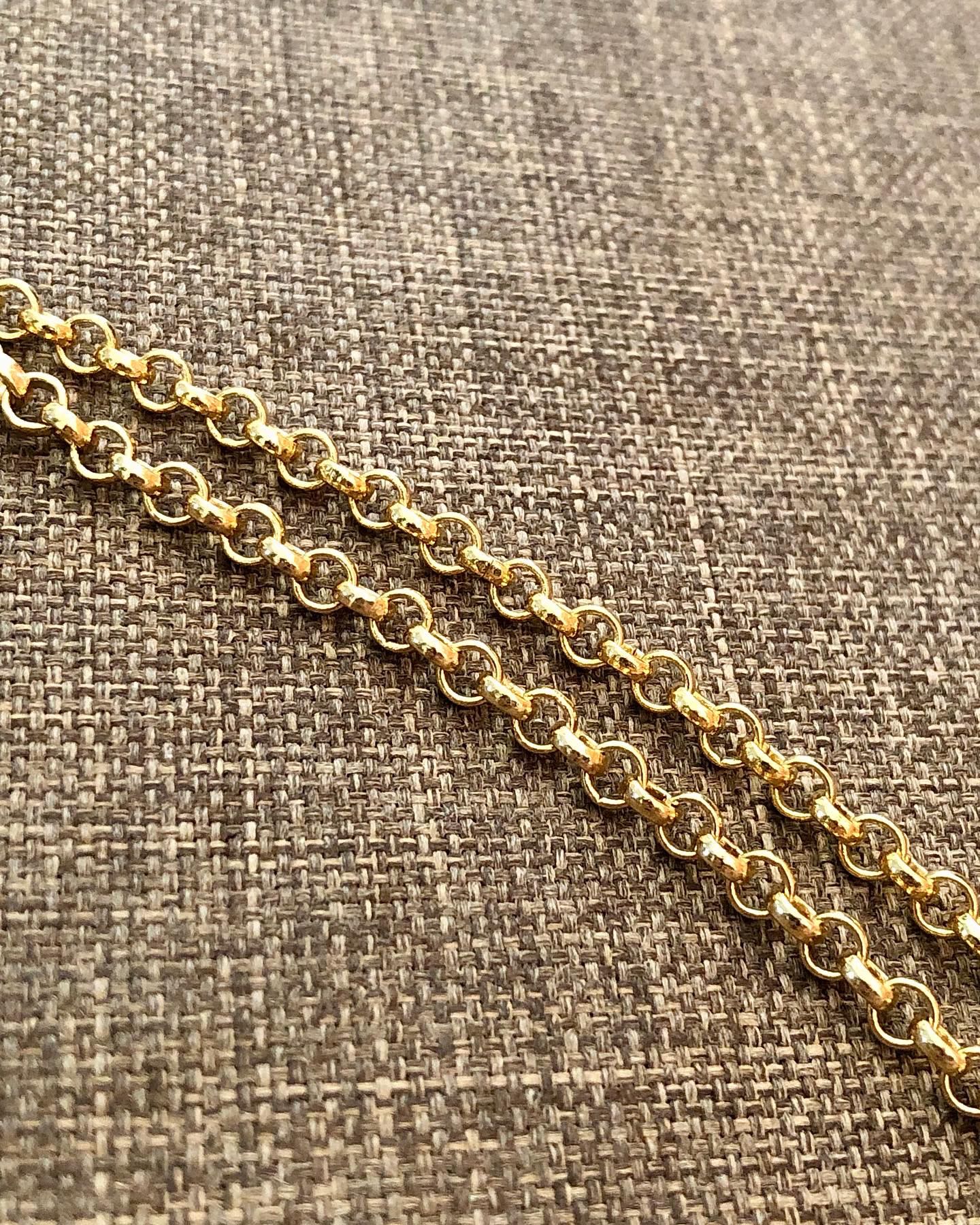 BEAUTIFUL DAINTY ROLO CHAIN | 16.5 INCHES | VINTAGE UNSIGNED | SOURCE ...