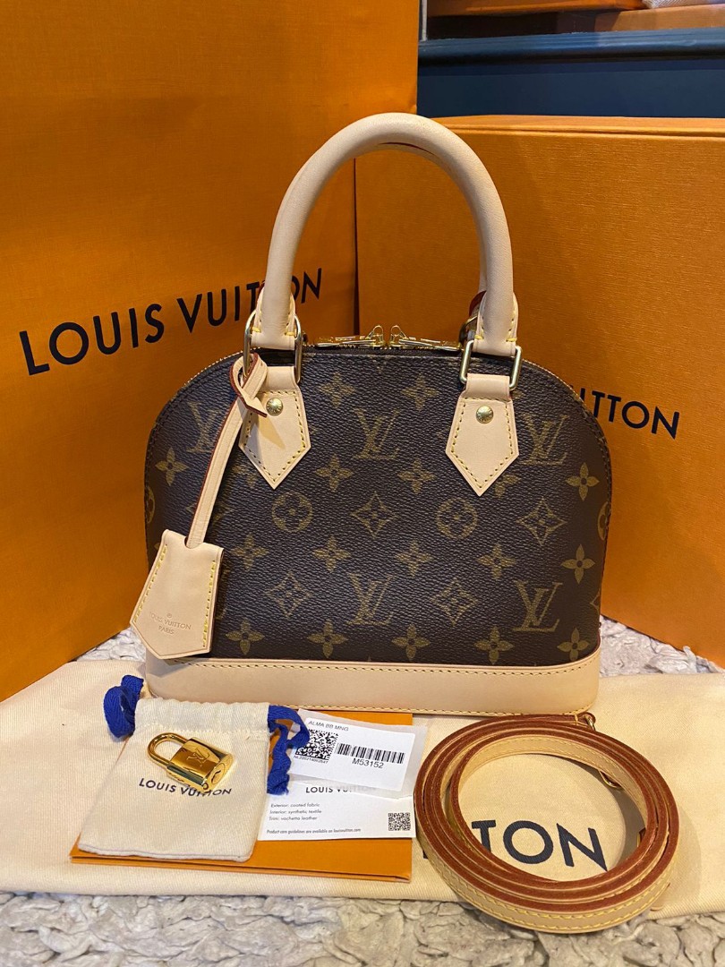 BNIB - LV BB alma mono 2022 full set receipt, Barang Mewah, Tas ...