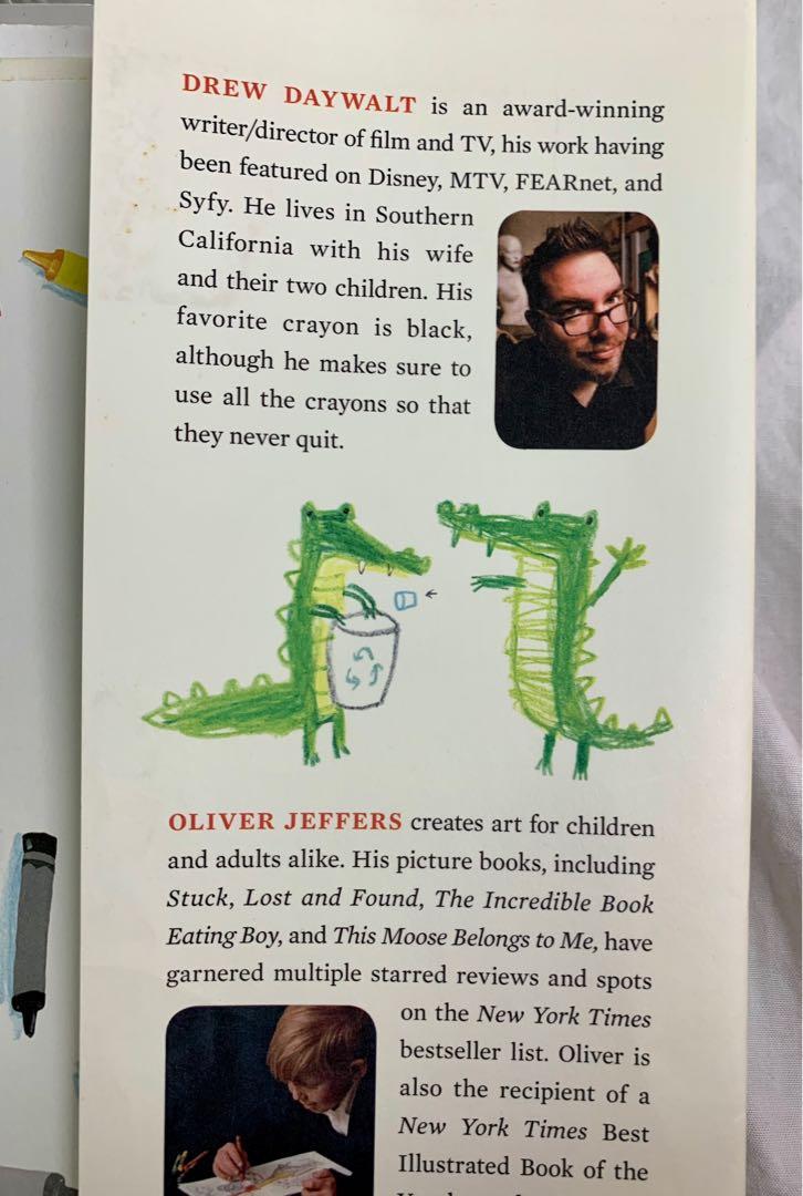 Hardcover Book - The Day The Crayons Quit by Drew Daywalt, Hobbies ...