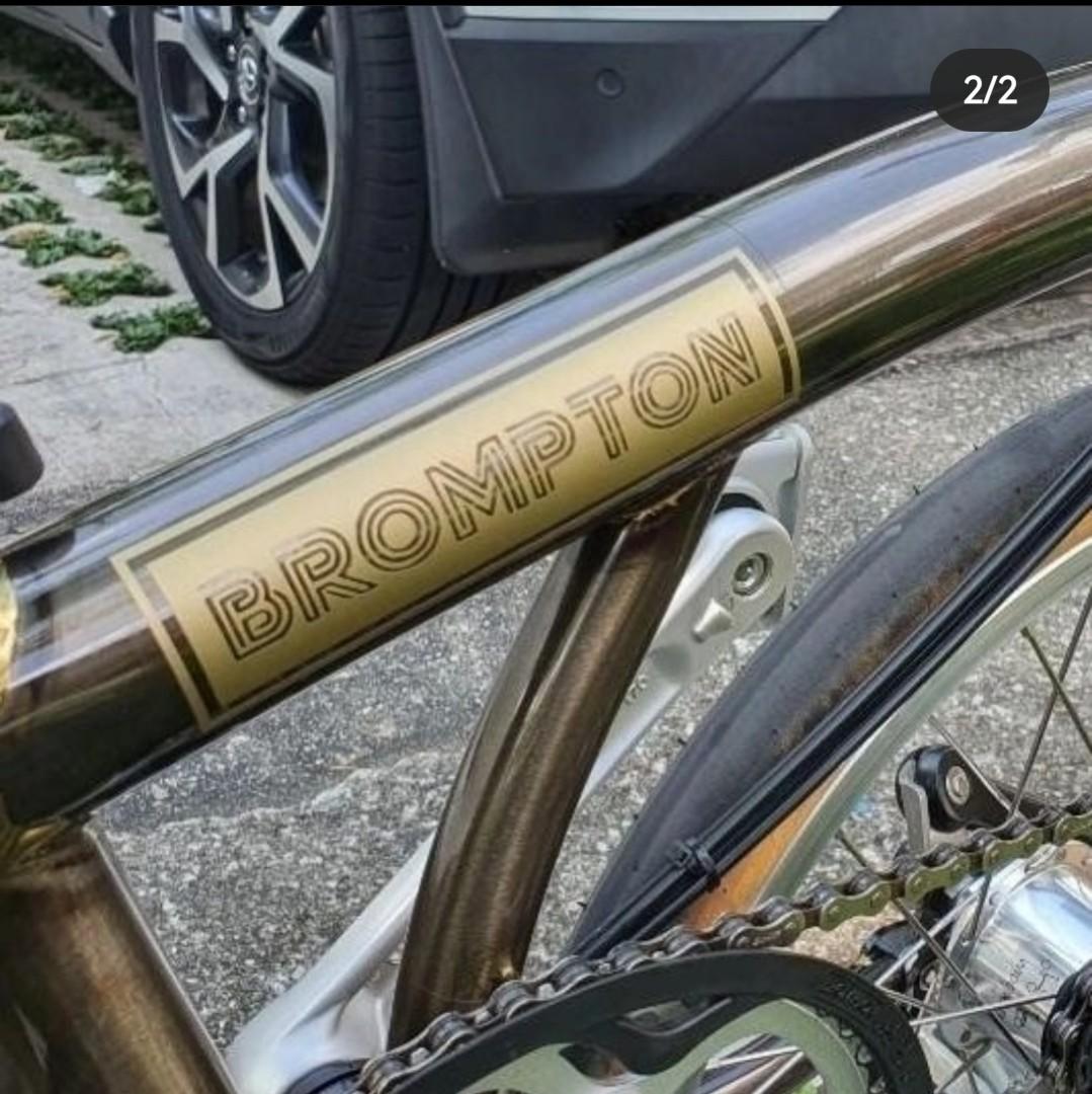 Brompton decals, Sports Equipment, Bicycles & Parts, Parts ...