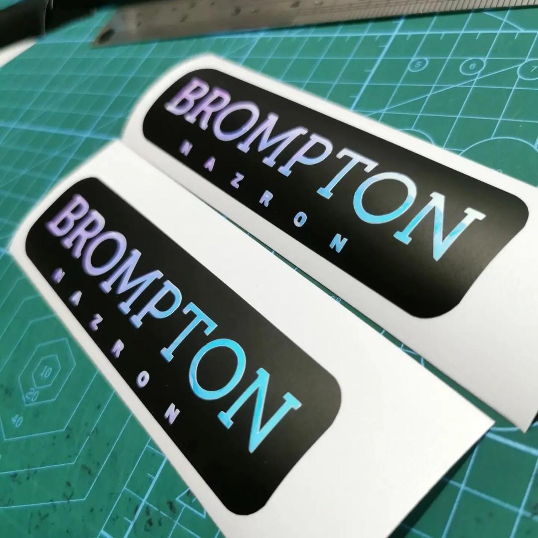Brompton decals, Sports Equipment, Bicycles & Parts, Parts ...