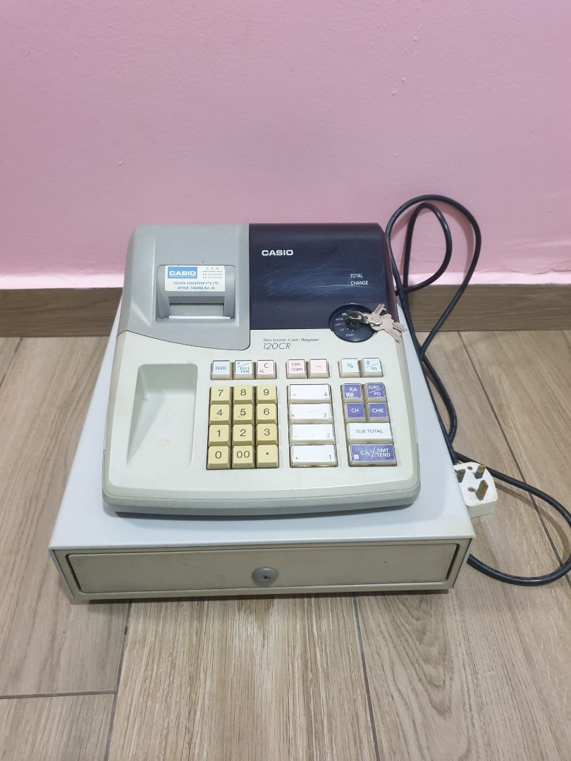 Casio Cash Register 120CR, Computers & Tech, Office & Business ...