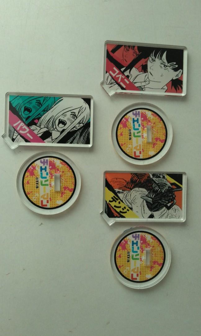 Chainsaw man denji Kobeni Pawaa Acrylic Collection Set, Hobbies & Toys ...