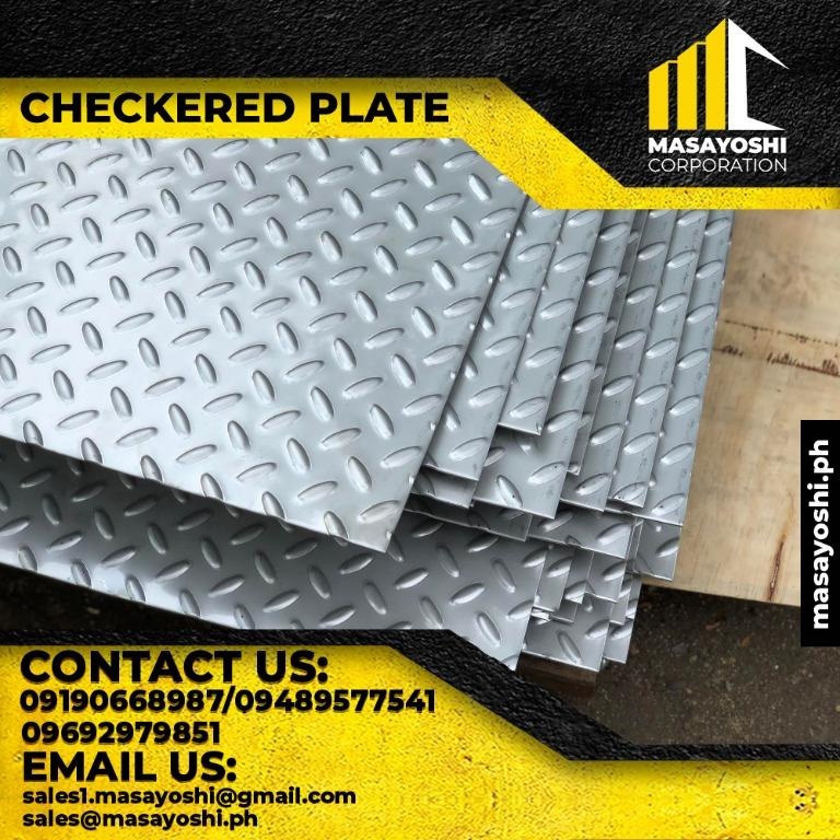 Checkered Plate/Sheet 6.0 MMX4X8 | Plaid Sheet | Chequered Plate ...