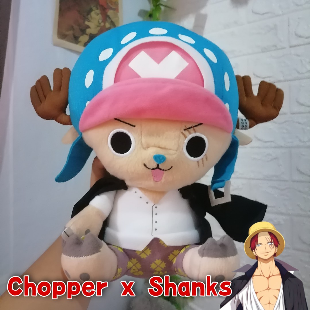 Chopper x Shanks Onepiece Plush Stuffedtoy, Hobbies & Toys, Toys ...