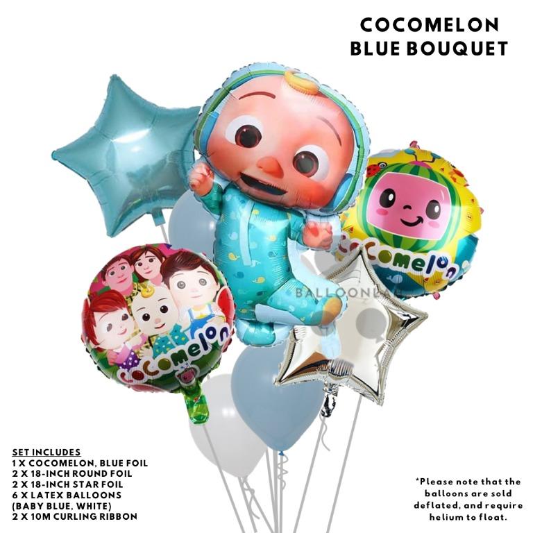 COCOMELON Cartoon Themed Foil Latex Balloons Coco Melon [READY STOCK IN ...