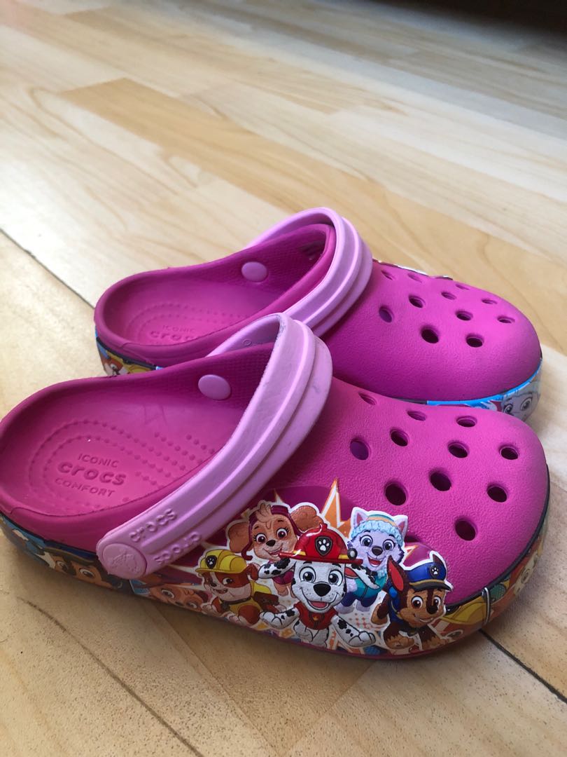 Crocs Pawpatrol C9, Babies & Kids, Babies & Kids Fashion on Carousell