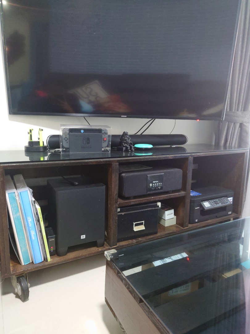 Custom made TV console, Furniture & Home Living, Furniture, TV Consoles ...