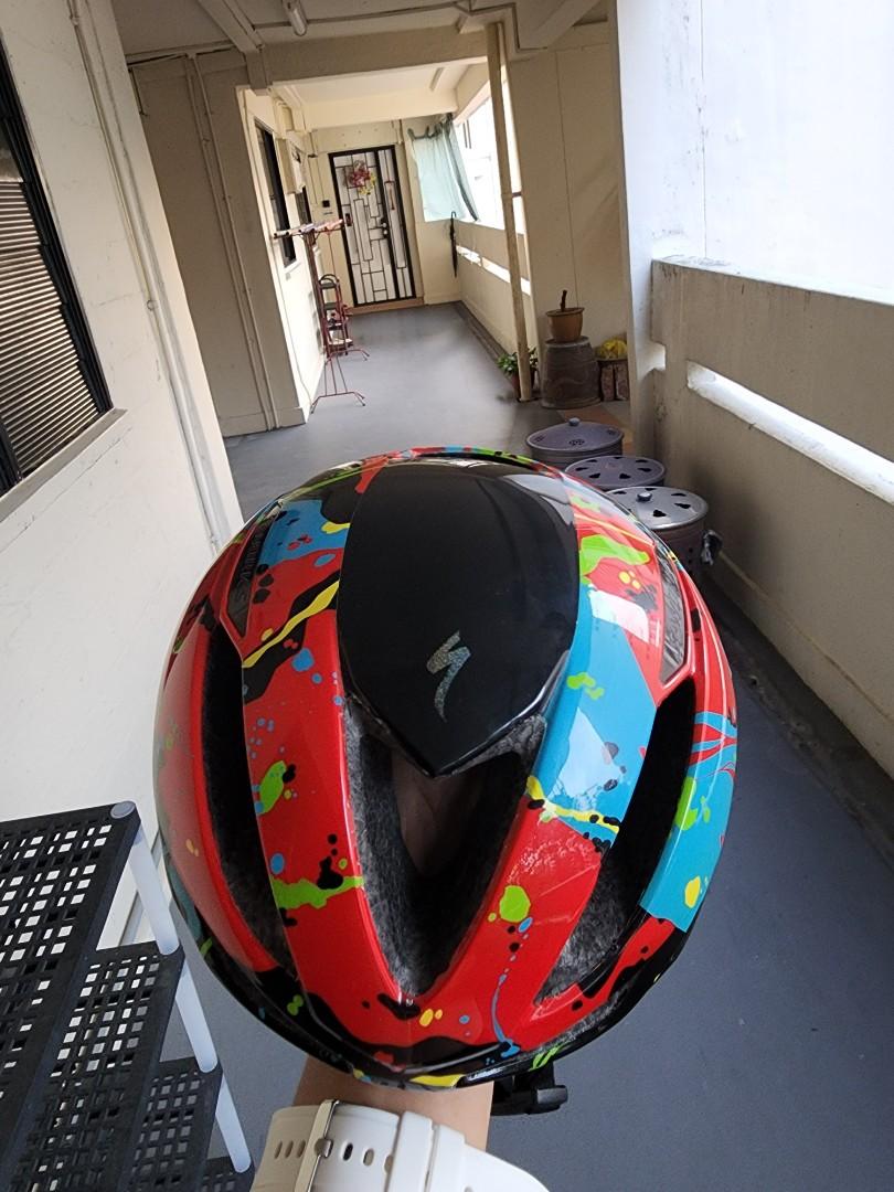 Custom painted evade II (Asia S size), Sports Equipment, Bicycles ...