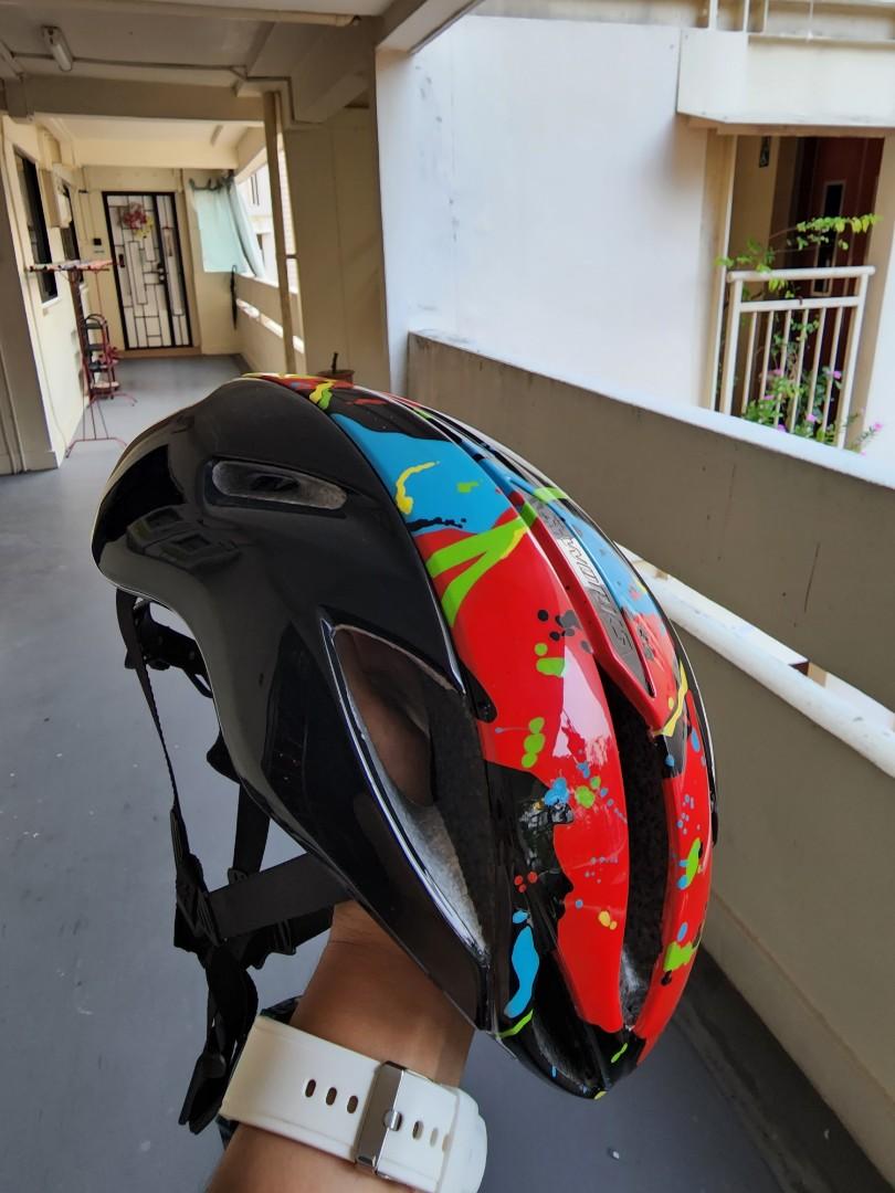 Custom painted evade II (Asia S size), Sports Equipment, Bicycles ...