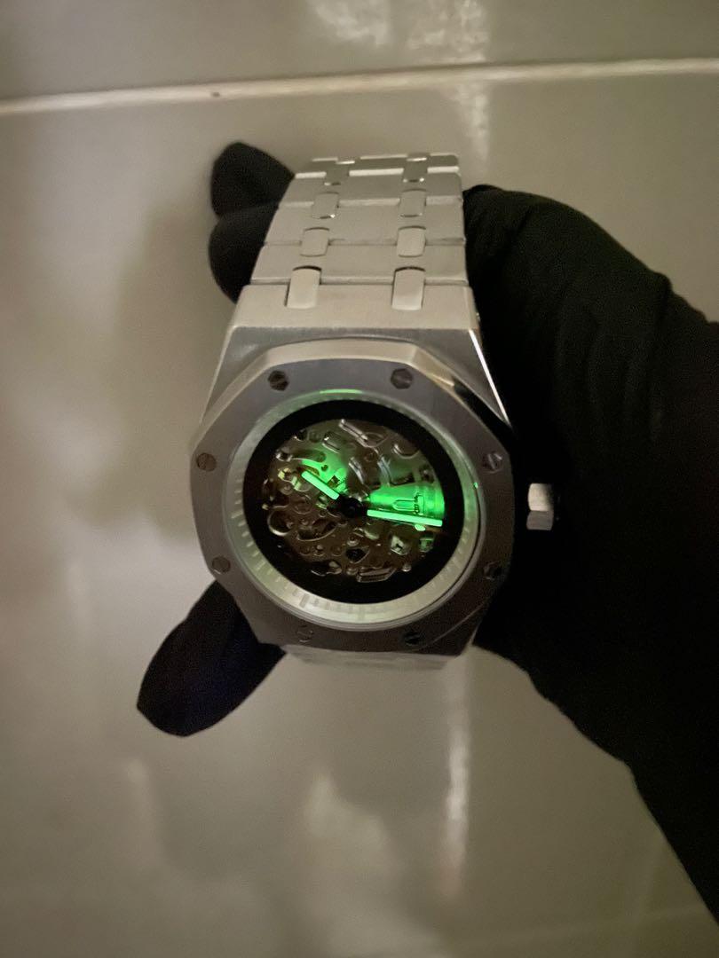 Custom Seiko Mod Skeleton AP vol.2, Men's Fashion, Watches ...