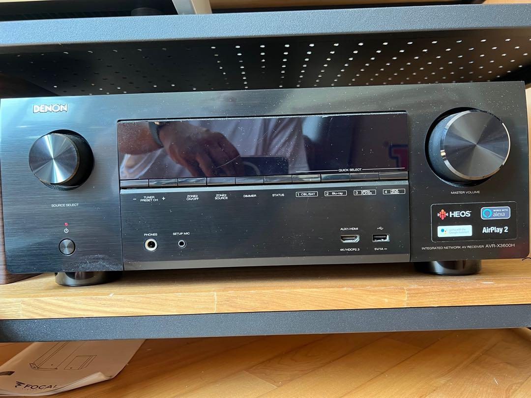 Denon AVR-X3600H AV Receiver, Audio, Soundbars, Speakers & Amplifiers ...