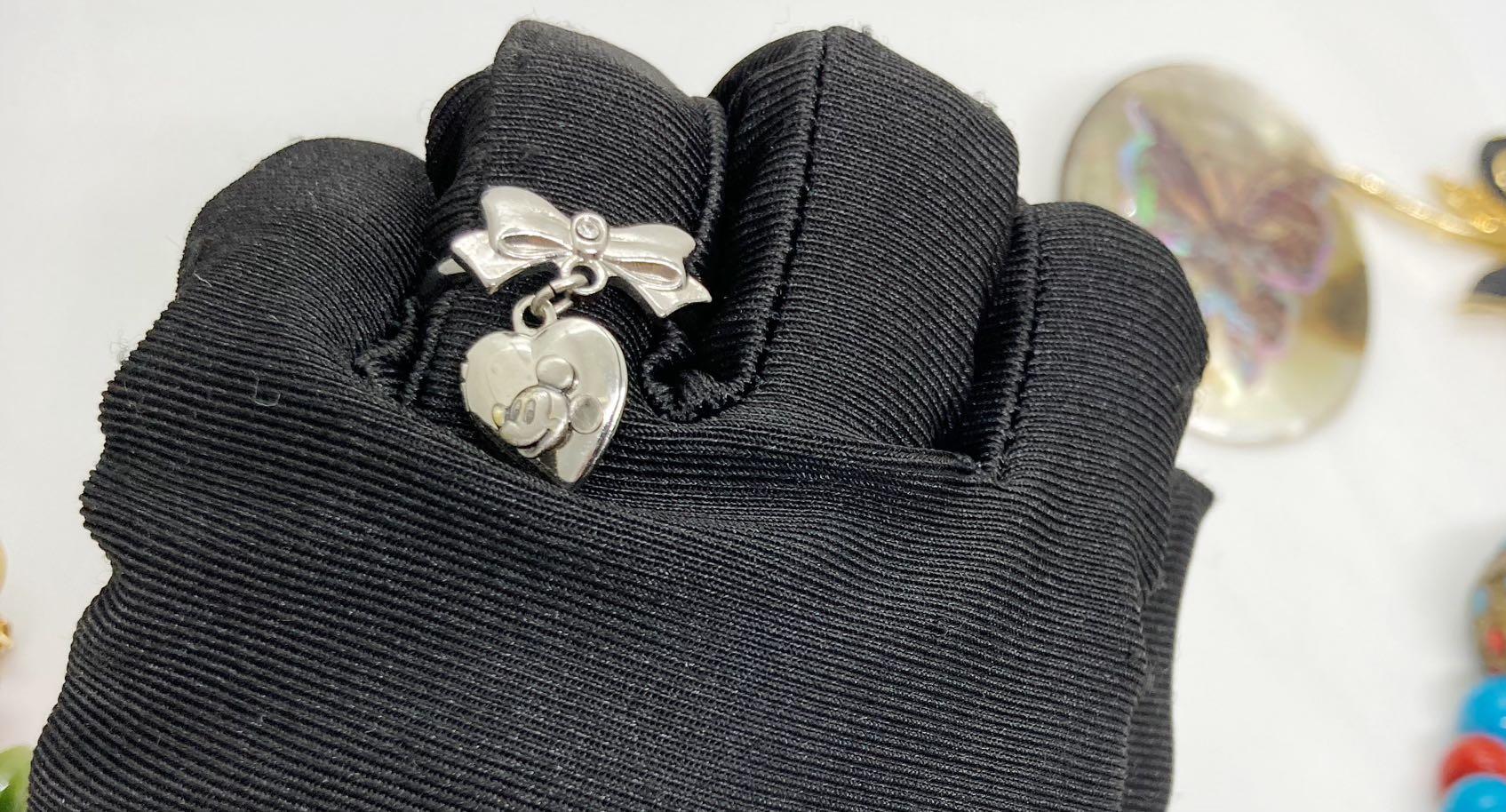 Disney Mickey Mouse Locket Ring, Women's Fashion, Jewelry & Organizers ...