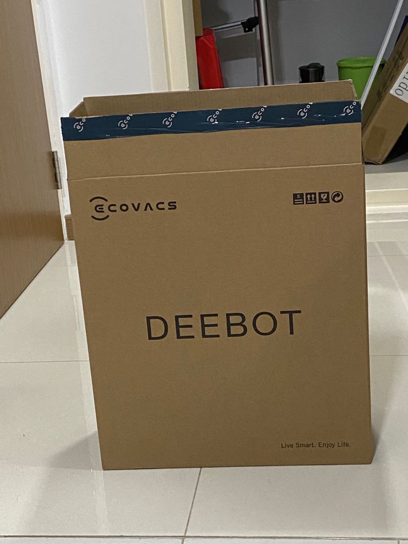 Ecovac Deebot robot vacuum empty box, Furniture & Home Living, Home ...