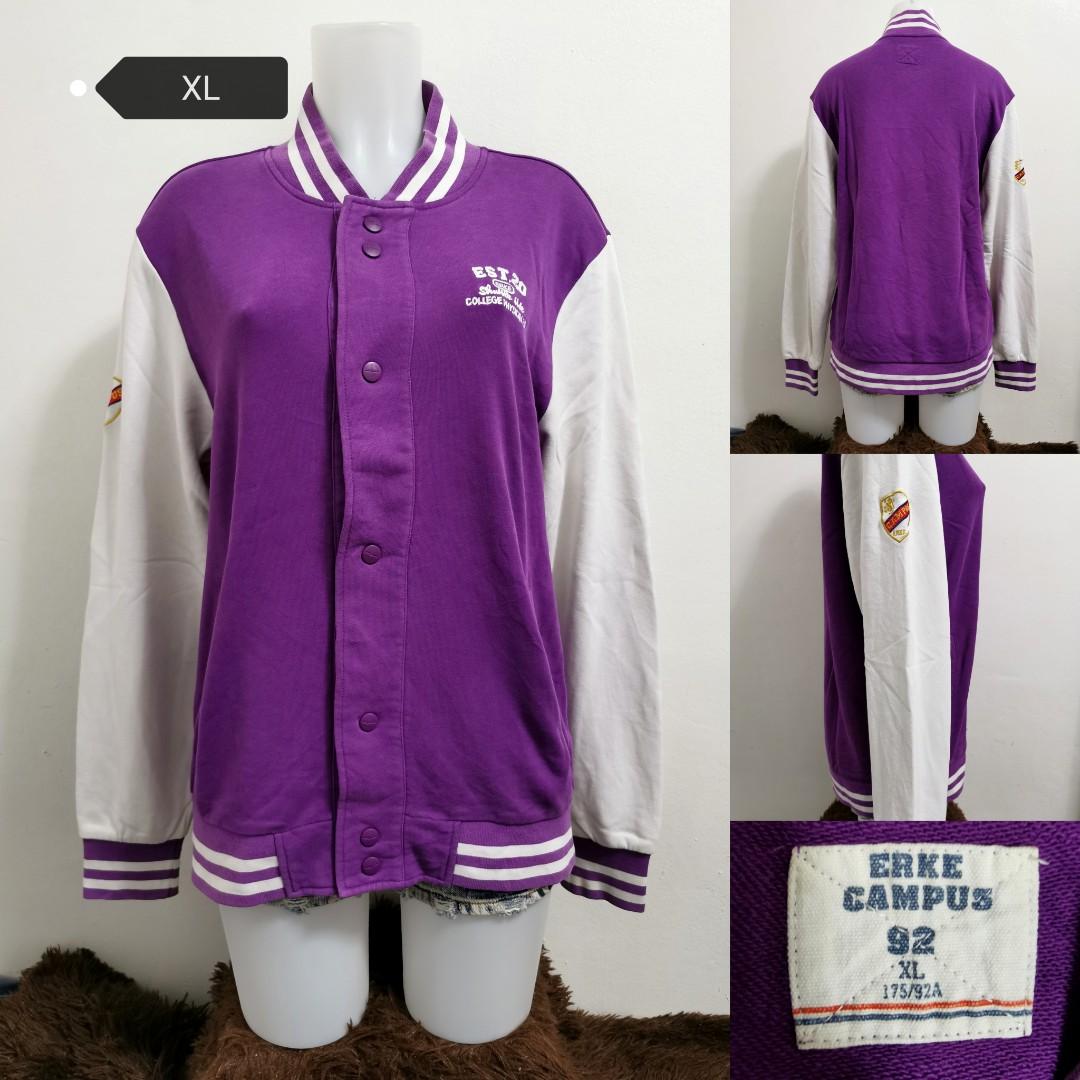 ERKE VARSITY JACKET FOR MEN, Men's Fashion, Coats, Jackets and ...