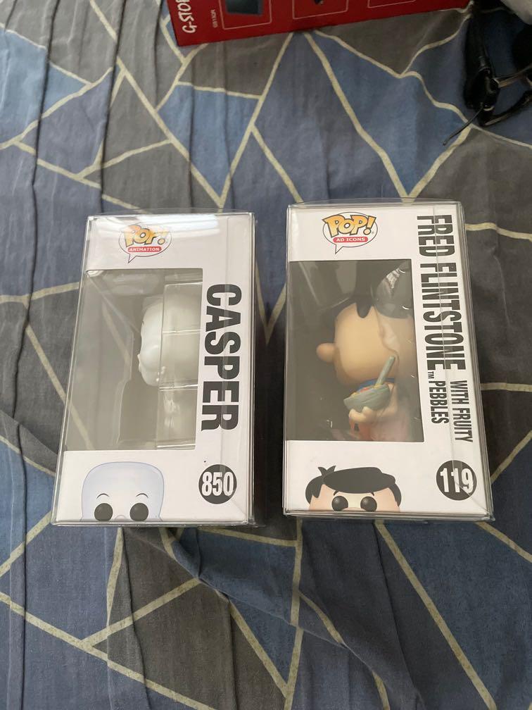 Funko Pop Casper and Fred Flintstone with fruity pebbles, Hobbies ...