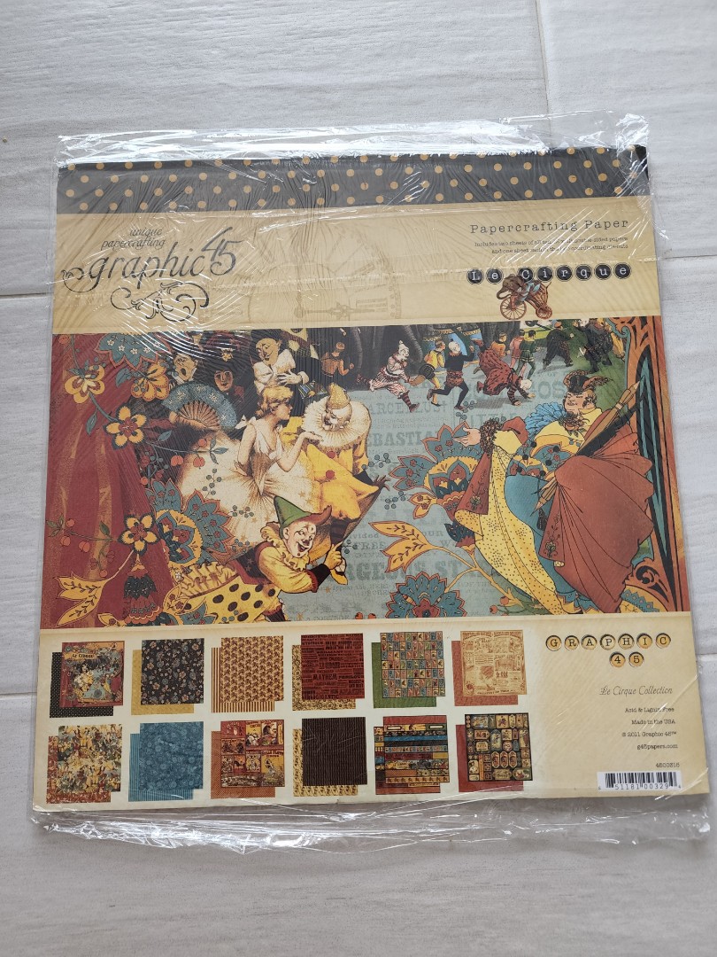 Graphic 45 Paper Pad (brand new), Hobbies & Toys, Stationery & Craft ...