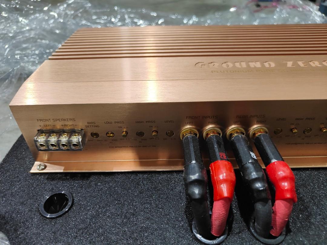 Ground Zero Reference 4XS amplifier, Car Accessories, Accessories on ...
