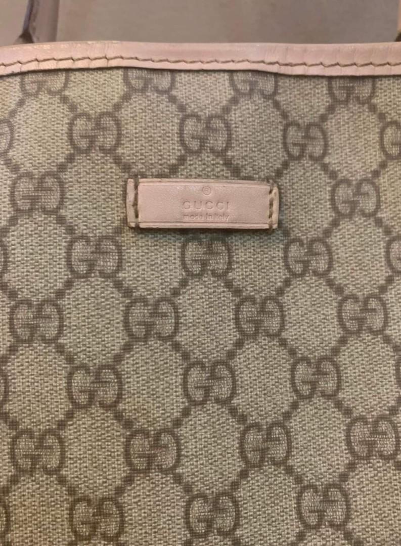 Gucci PVC Leather Tote Bag, Luxury, Bags & Wallets on Carousell