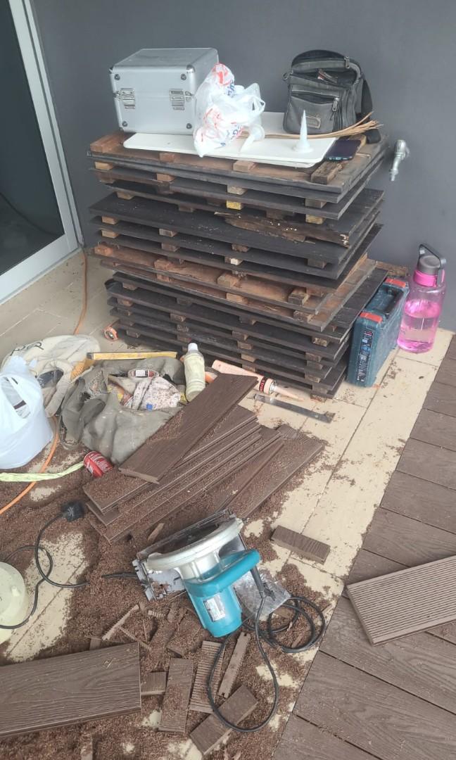 Hacking contractor demolition dismantle, Home Services, Renovations ...
