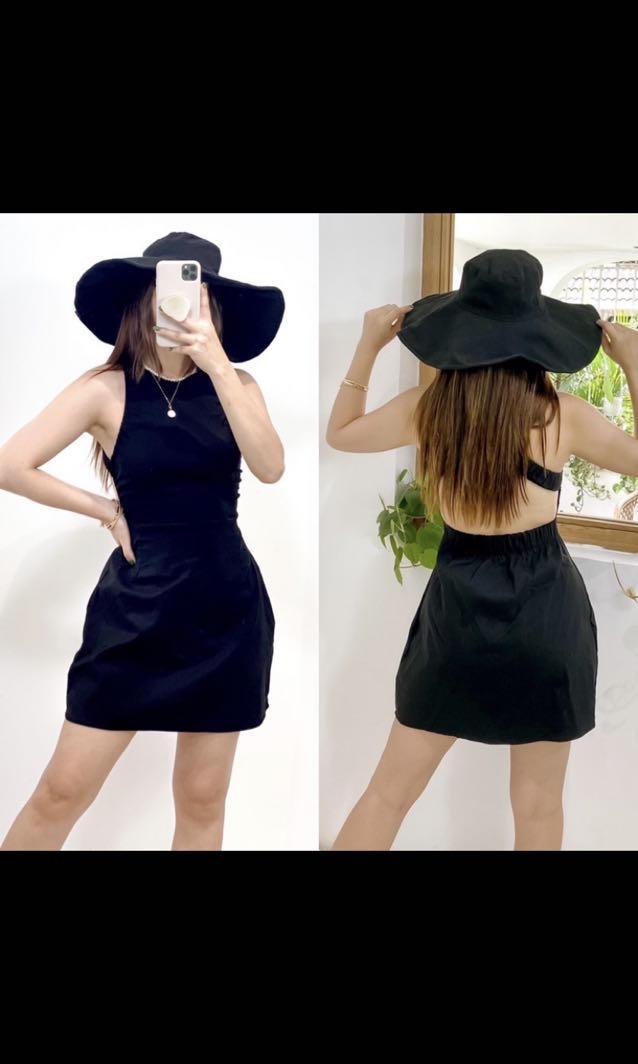 halter backless dress (perfect as graduation dress/ toga), Women's ...