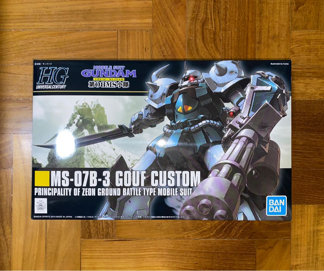 HGUC Gouf Custom HG Gundam Gunpla Mobile Suit 08th MS Team, Hobbies ...