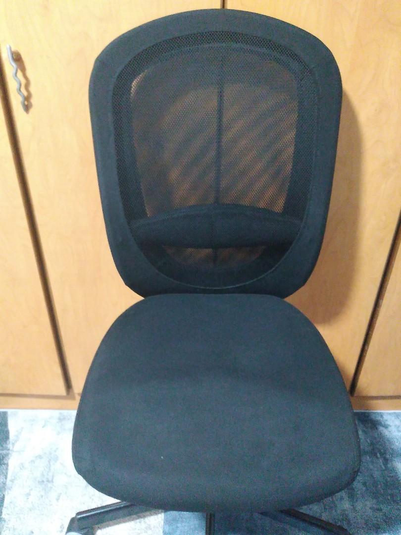 IKEA FLINTAN Black Rolling Office Chair Computer Chair, Furniture ...