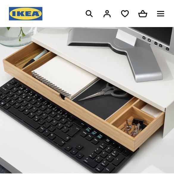 IKEA Elloven Monitor Stand, Furniture & Home Living, Furniture, Shelves ...