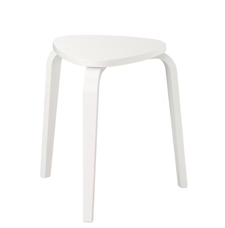 Ikea KYRRE Stackable Stools with seat cushion, Furniture & Home Living ...