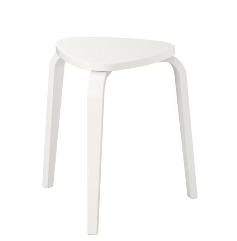 Ikea KYRRE Stackable Stools with seat cushion, Furniture & Home Living ...