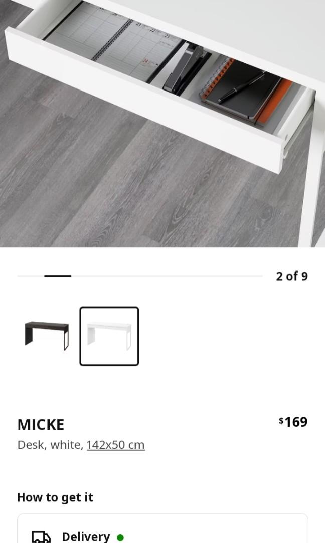 Free gift with IKEA Micke study table, Furniture & Home Living, Furniture, Tables & Sets on ...