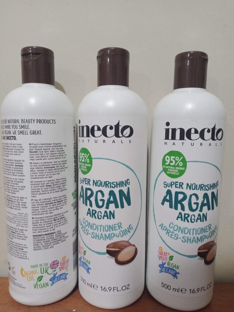 INECTO ARGAN CONDITIONER FROM DUBAI, Beauty & Personal Care, Bath ...