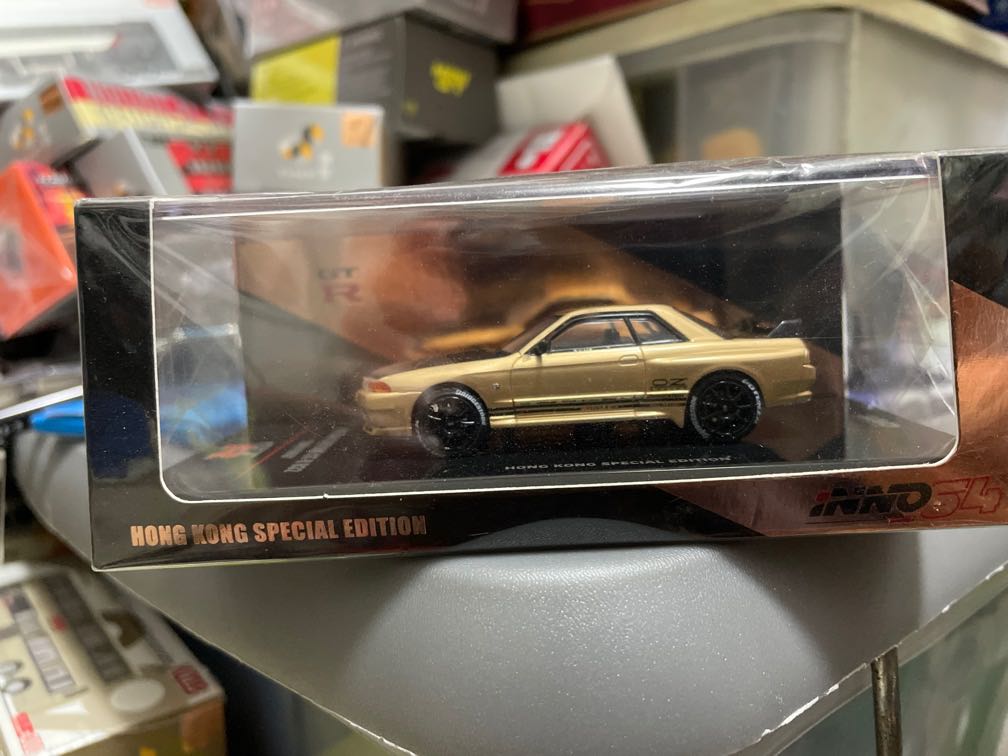 INNO 64 Skyline GT-R R32 Rose Gold Hong Kong Limited, 興趣及遊戲, 玩具 & 遊戲類 ...
