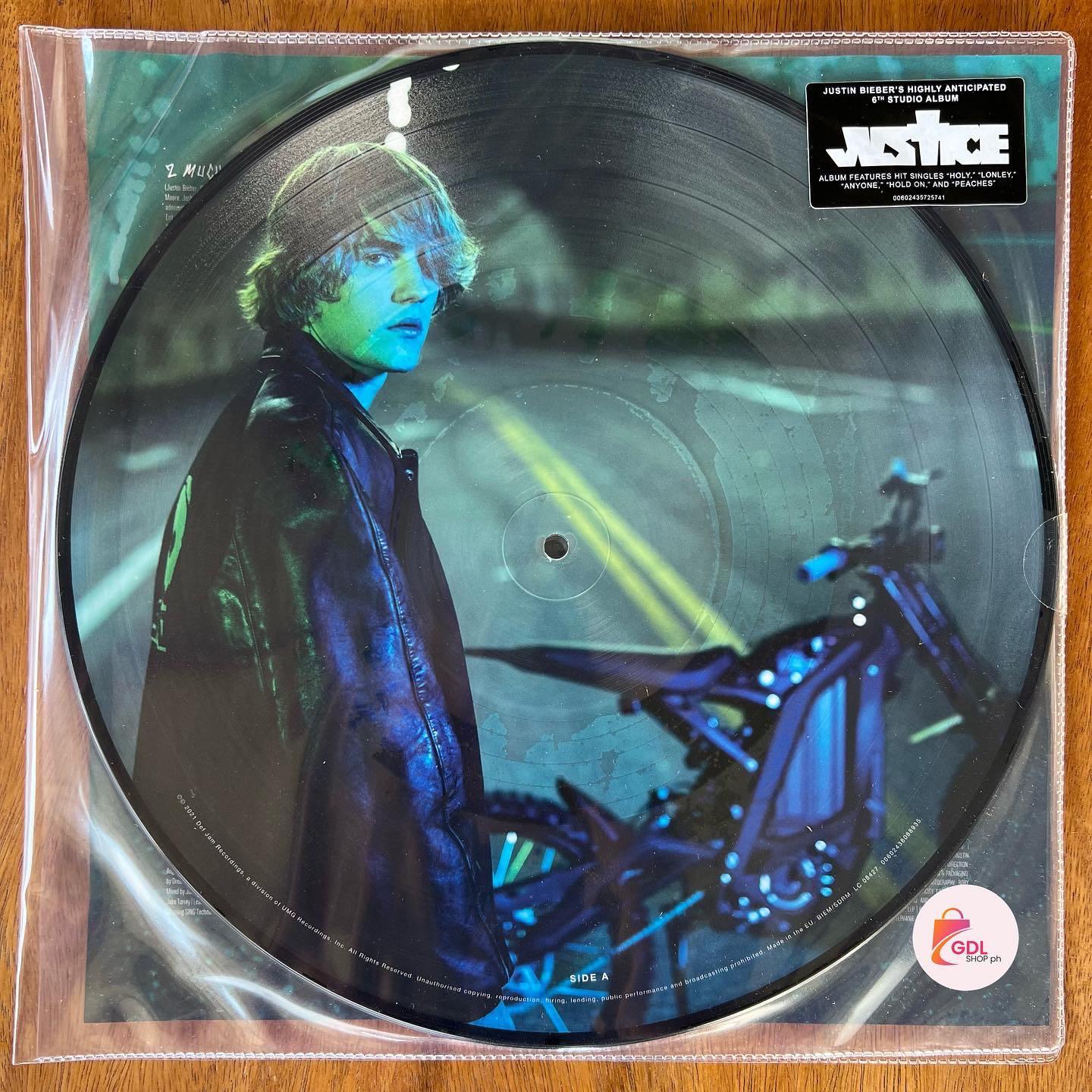 Justin Bieber Justice Picture Disc Vinyl, Hobbies & Toys, Music & Media ...