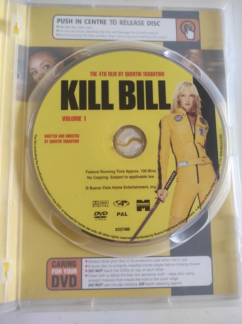 Kill Bill DVD Volume 1, TV & Home Appliances, TV & Entertainment, Blu ...