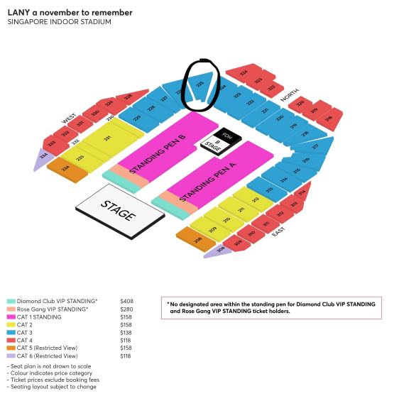 LANY Singapore 2022 Concert Ticket (1 ticket), Tickets & Vouchers ...