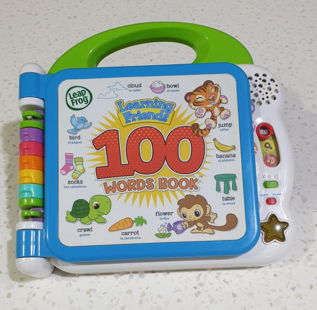 Leapfrog 100 words book, Babies & Kids, Infant Playtime on Carousell