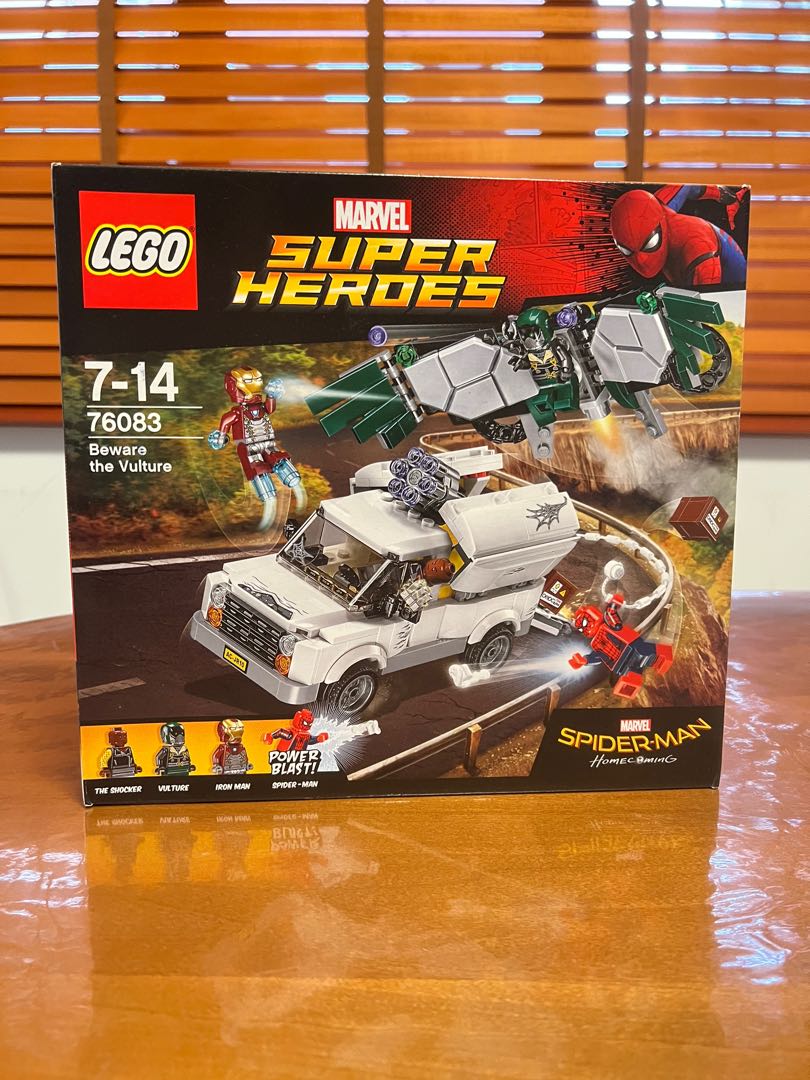 LEGO 76083 Marvel Super Heroes spider man iron man, 興趣及遊戲, 玩具 & 遊戲類 ...