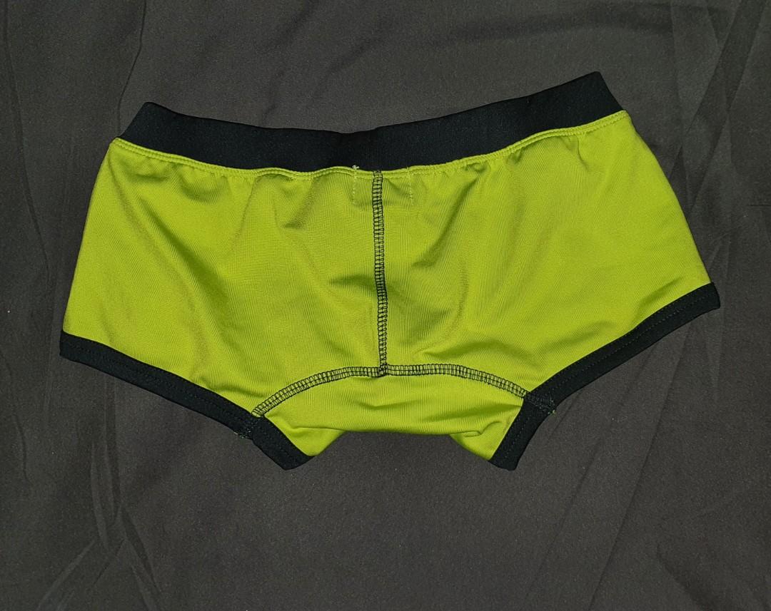 Lime green lowcut swim trunk, Men's Fashion, Bottoms, Swim Trunks ...