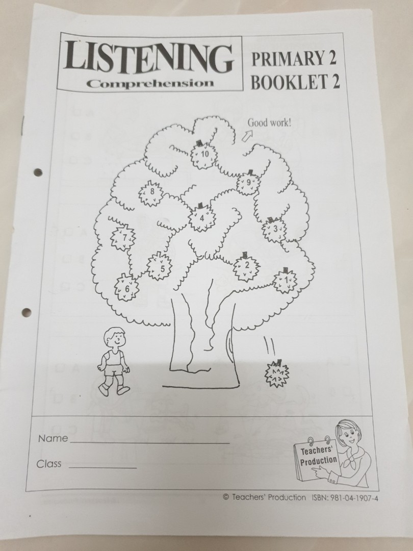 Listening Comprehension Primary 2. Booklet 2, Hobbies & Toys, Books ...