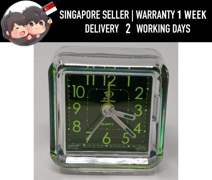 LITTLE STAR Small Alarm Travel Clock, Little Star Glow in Dark with ...