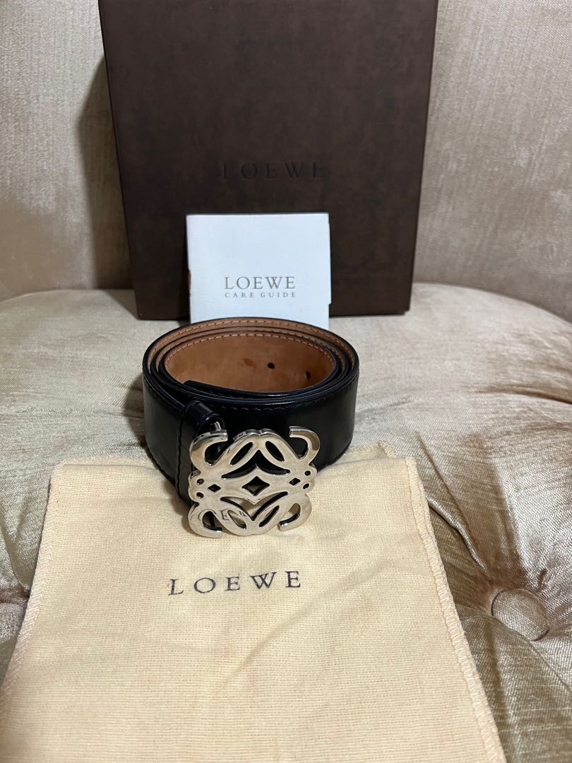Loewe Black Belt ( Authentic ), Men's Fashion, Watches & Accessories ...