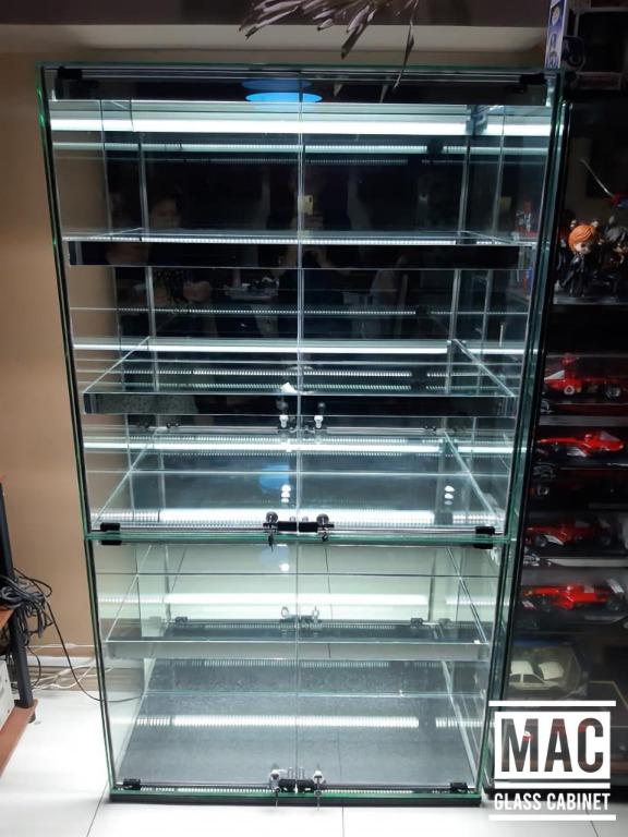 MAC Glass Cabinet Customized Cabinets, Furniture & Home Living ...
