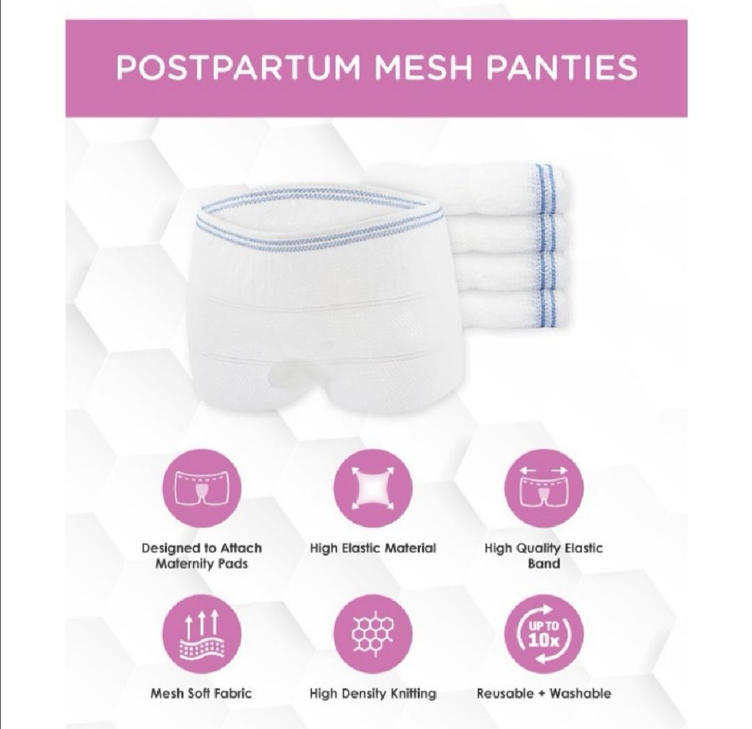 Maternity Pad Panties and Postpartum Mesh Disposable Underwear, Beauty ...