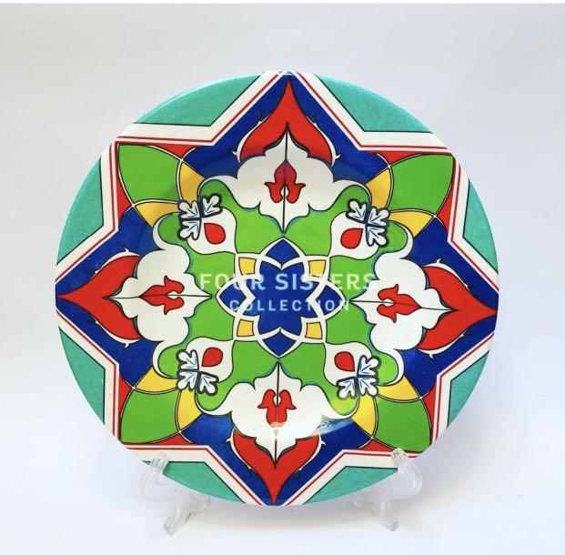Mexican Design Luncheon Plate, Furniture & Home Living, Kitchenware ...