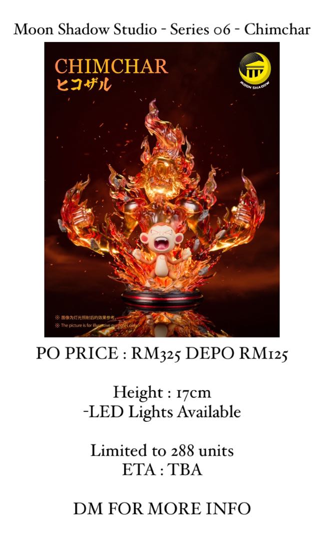 Moon Shadow Studio - Series 06 - Chimchar, Hobbies & Toys, Toys & Games ...