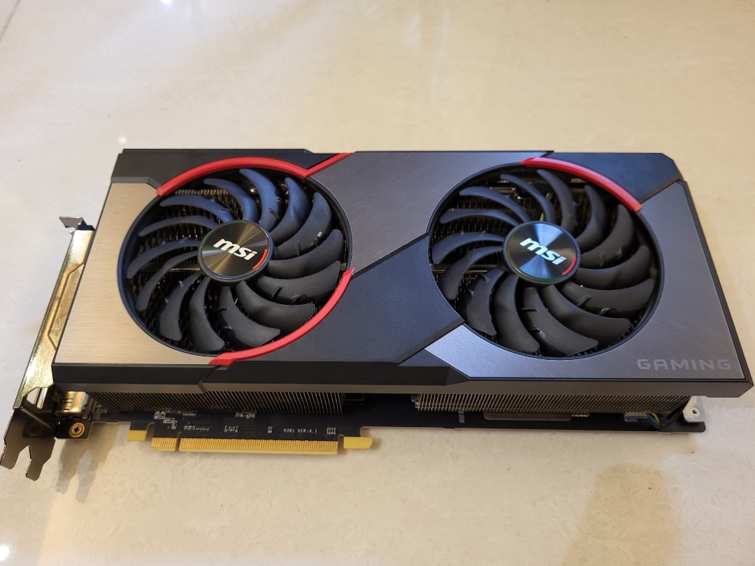 MSI radeon rx 5600 xt gaming X display card, 電腦＆科技, 電腦周邊及配件, 電腦周邊產品 ...